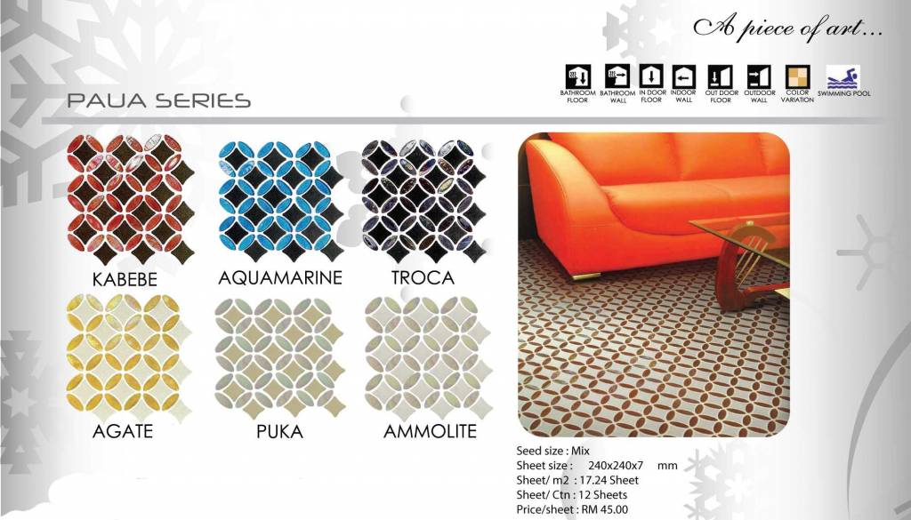 Paua Series - GNG Tiles Malaysia