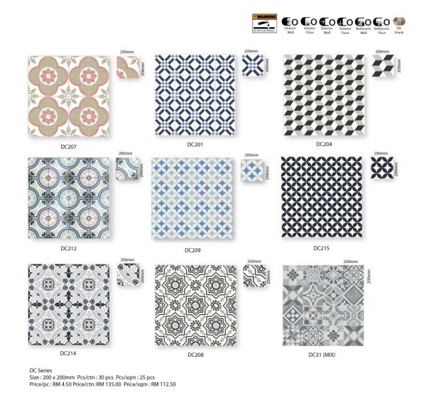 Art Decorative Tile Pattern Tiles