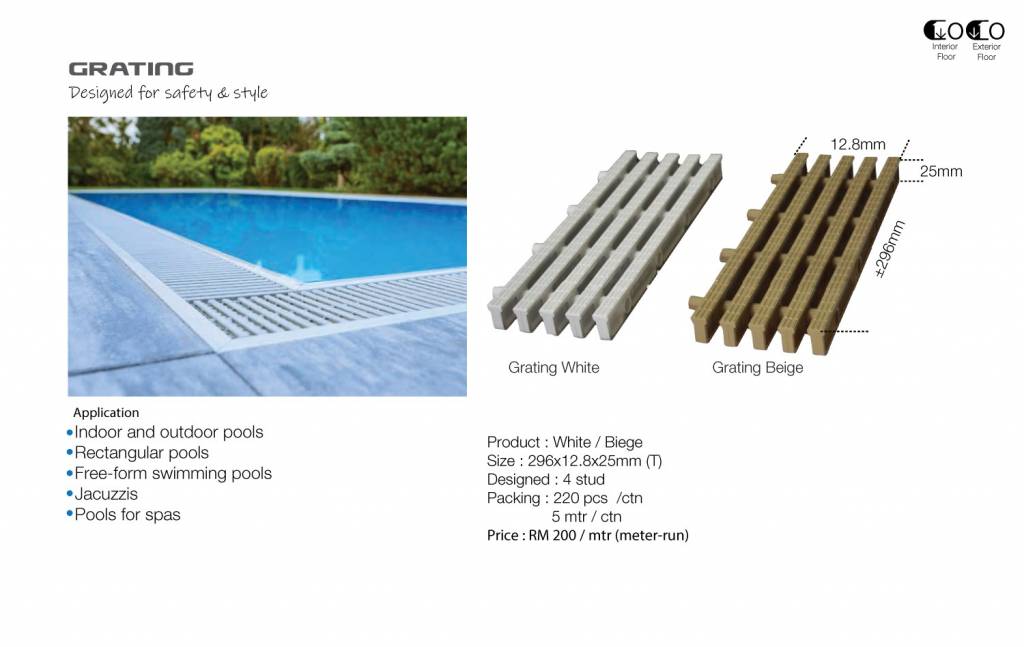 Grating | | Terracotta Tile & GNG Tile Malaysia