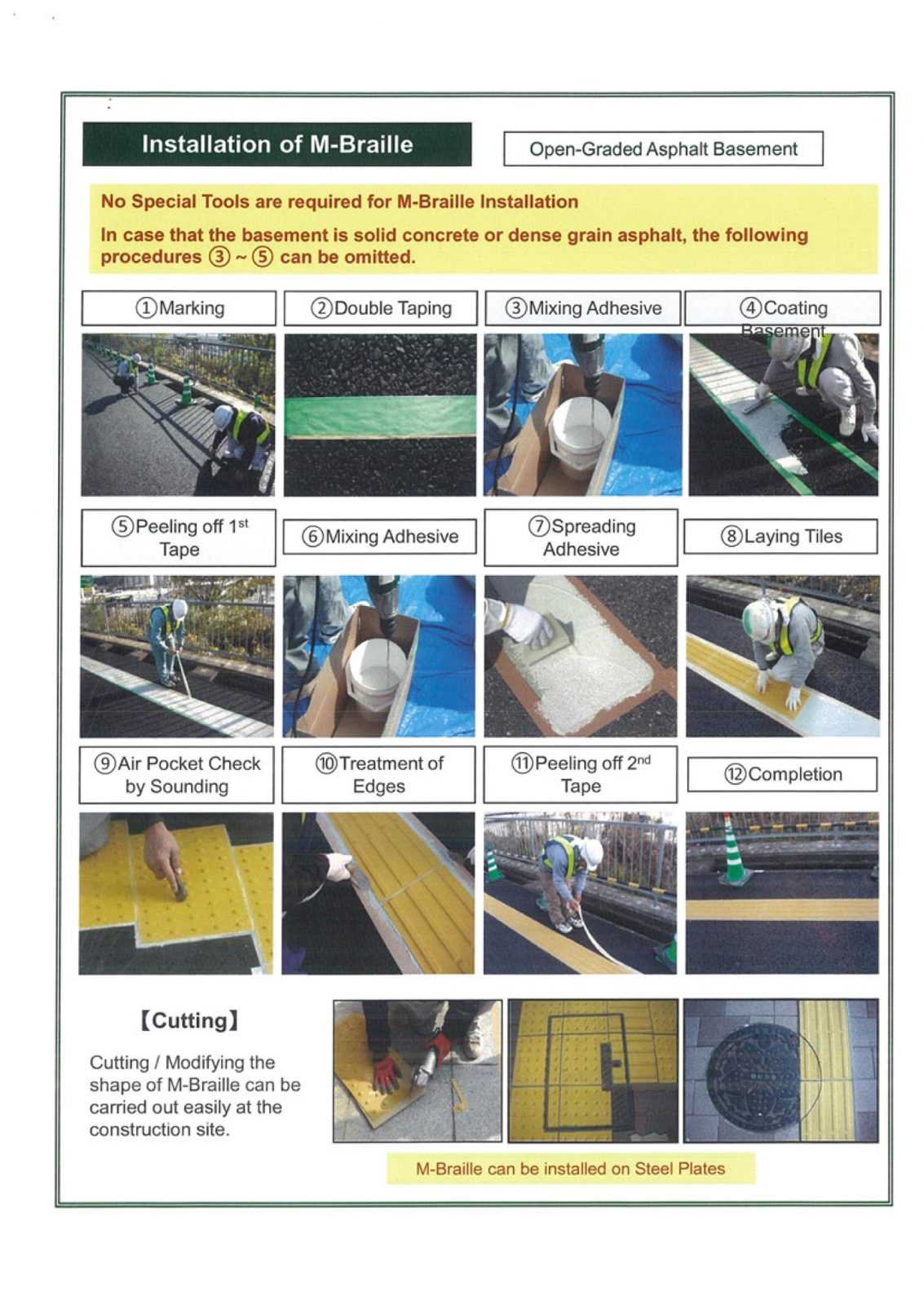 M-Braille And Tactile Installation - GNG Tiles Malaysia