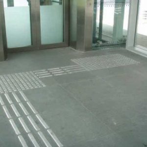 Stainless Steel And Tactile Installation - GNG Tiles Malaysia