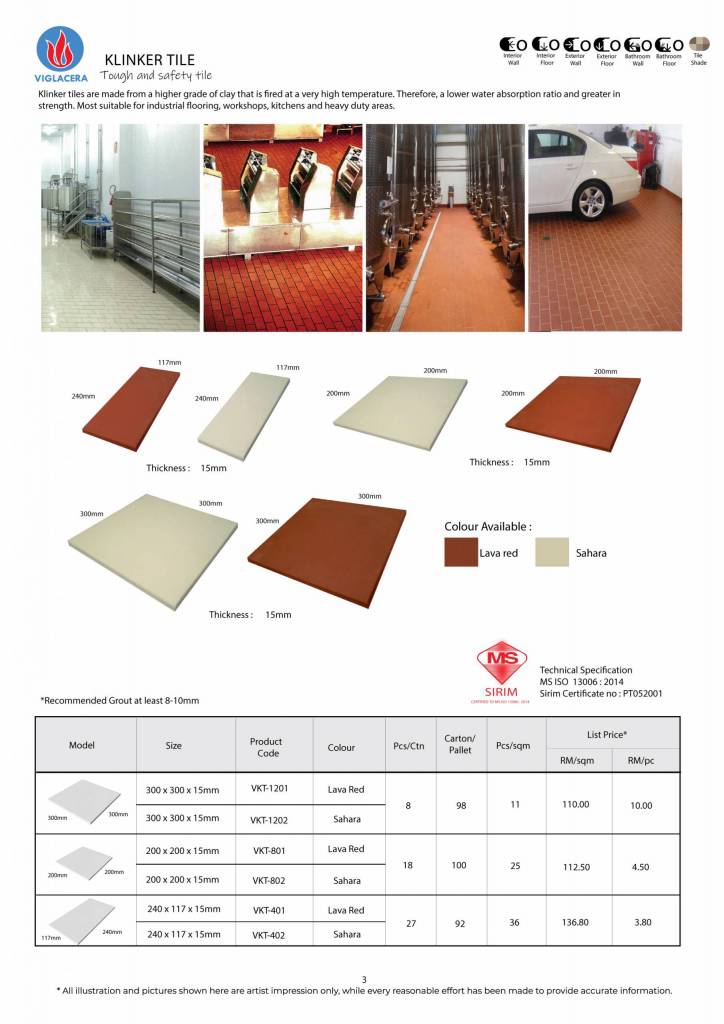 Klinker Tile - GNG Tiles Malaysia