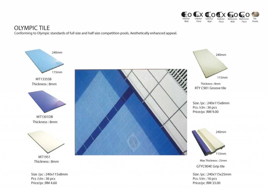 Olympic Tile - GNG Tiles Malaysia