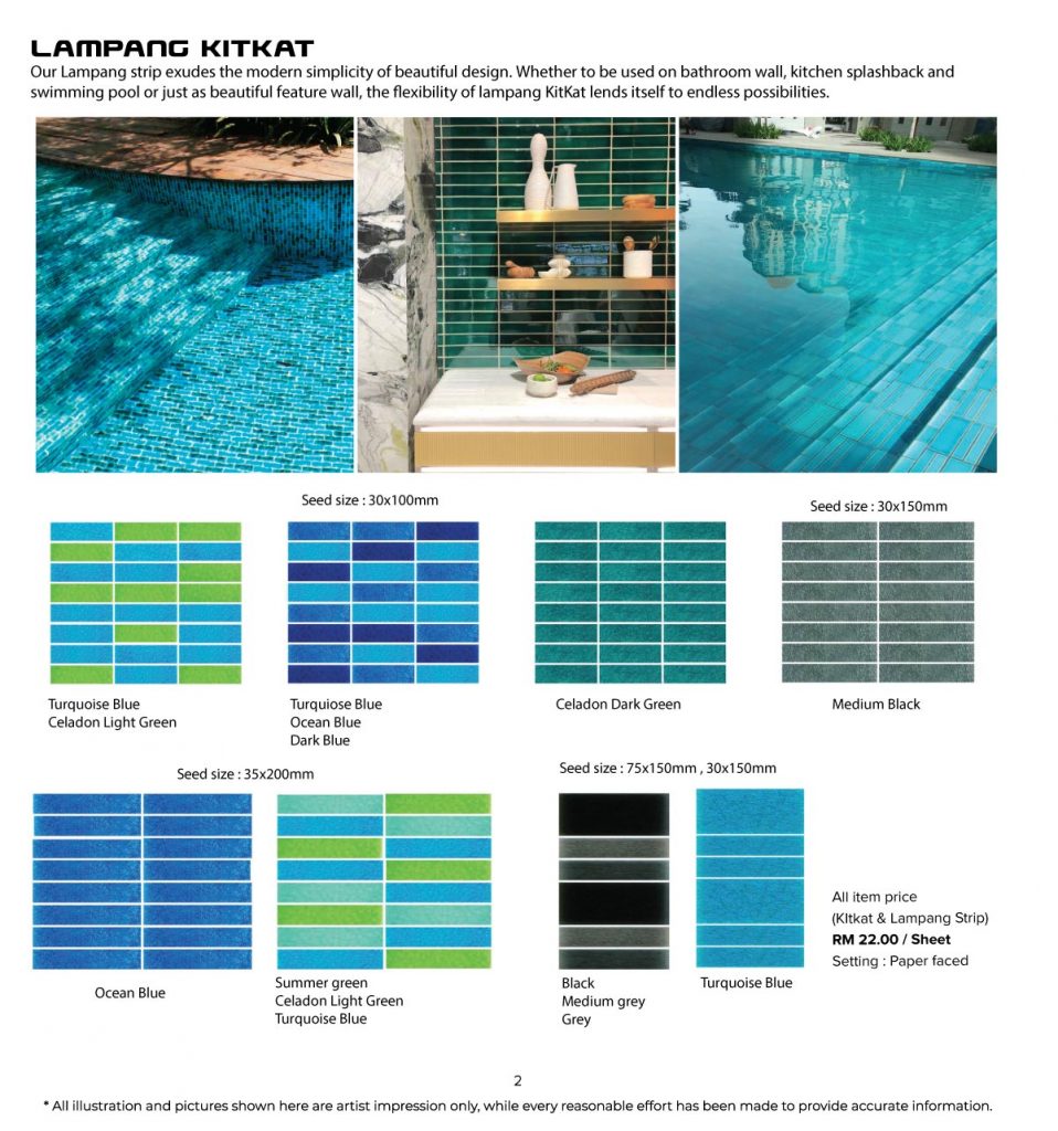 Kit Kat Tiles | Malaysia Manufactured Tiles & Mosaic