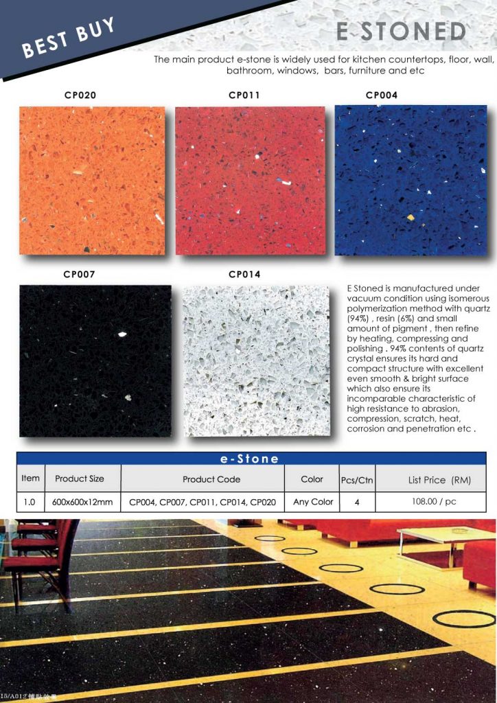 E-Stoned - Malaysia Manufactured Tiles & Mosaic