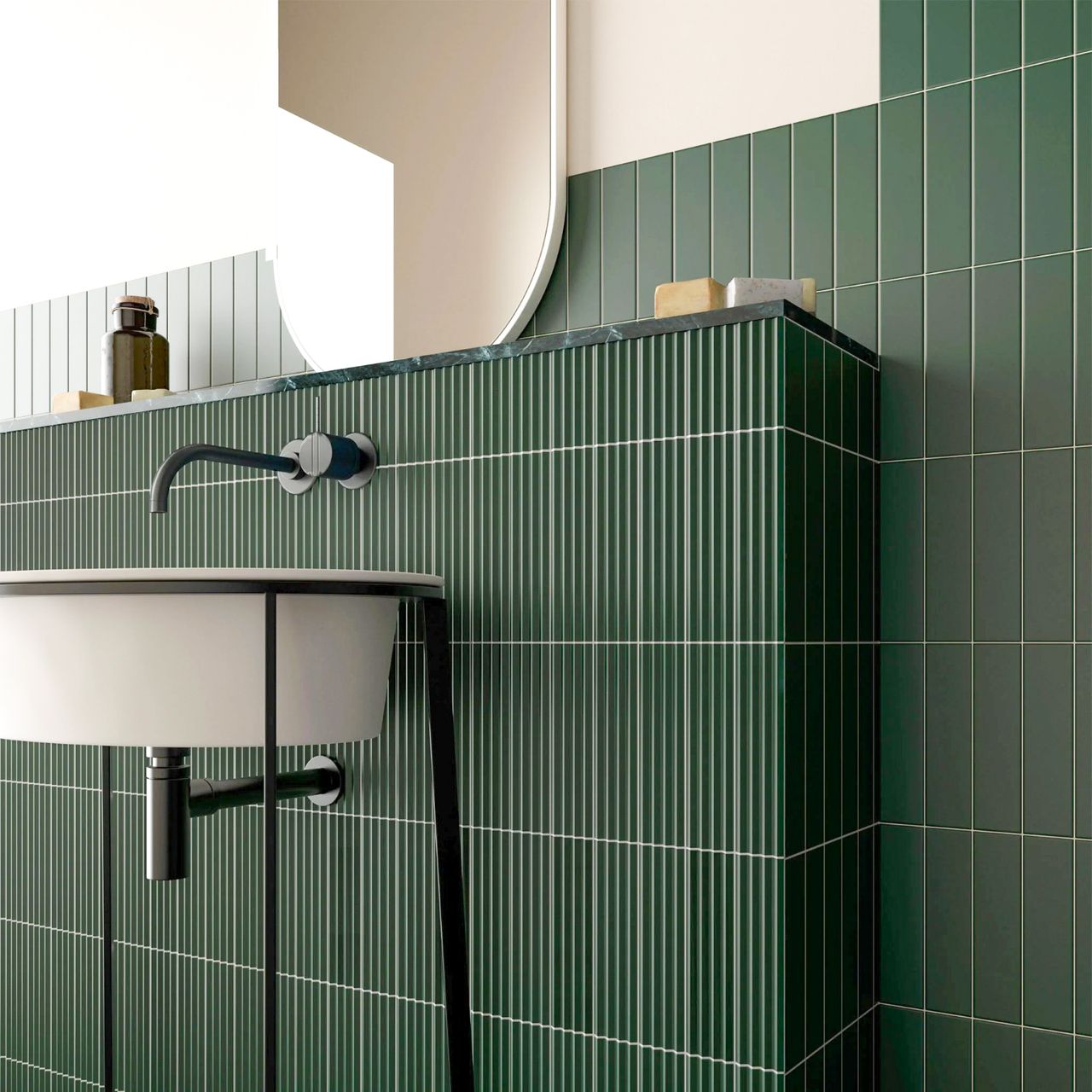 Ceramic Fluted Tile - Malaysia Manufactured Tiles & Mosaic