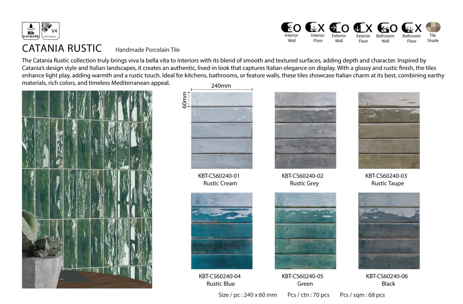 Catania Rustic - GNG Tiles Malaysia