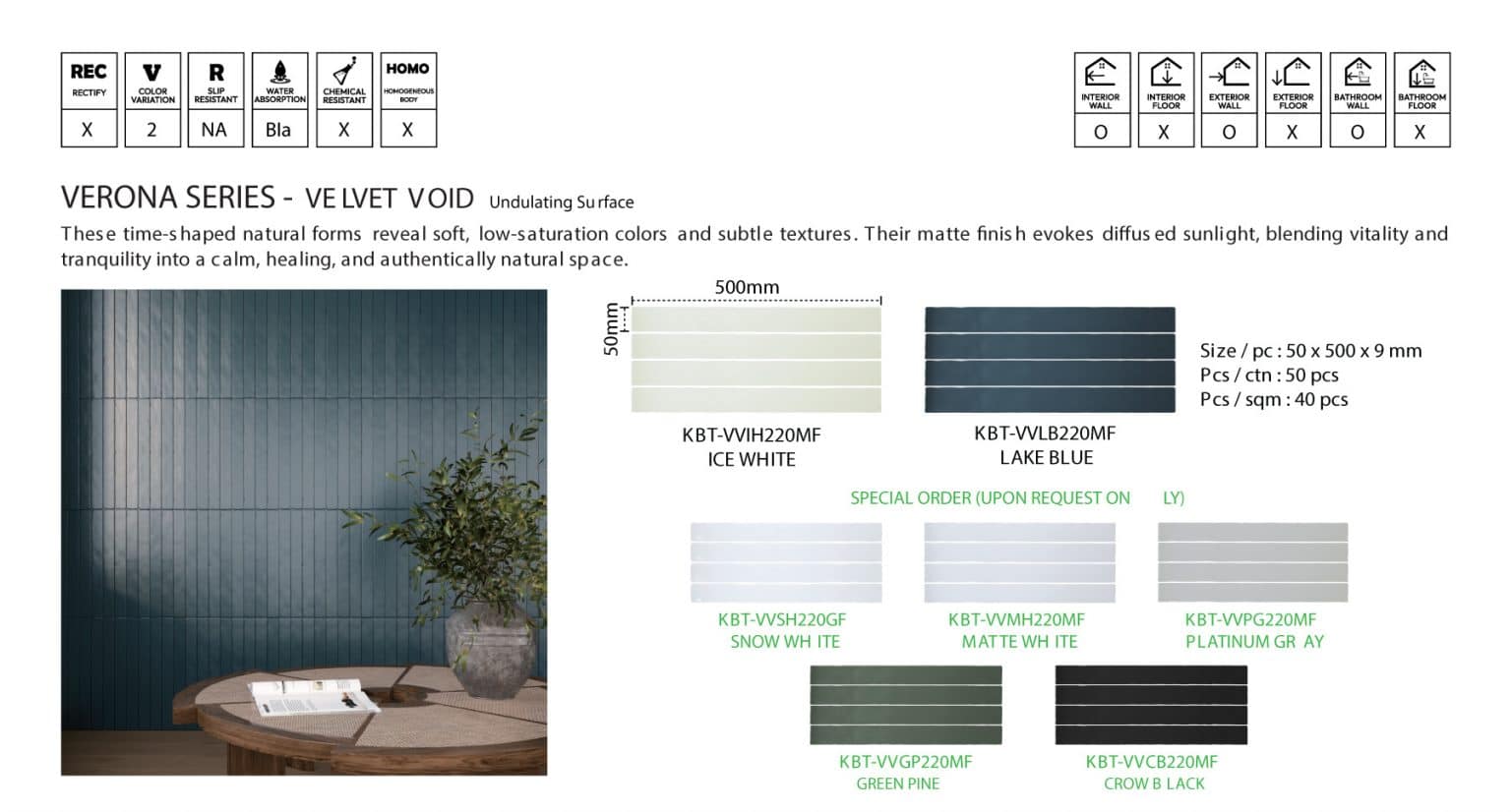 Verona Series - Velvet Void - GNG Tiles Malaysia