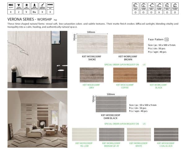 Verona Series - Worship Flat - GNG Tiles Malaysia