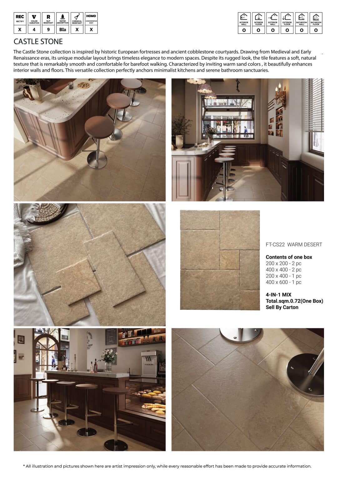 Castle Stone - GNG Tiles Malaysia